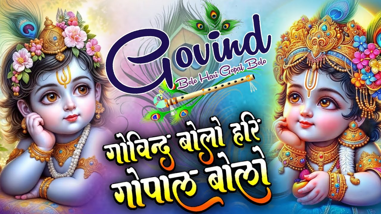 राधे कृष्णा महामंत्र । Govind Bolo Hari Gopal Bolo। Krishna Bhajan 2024 - YouTube
