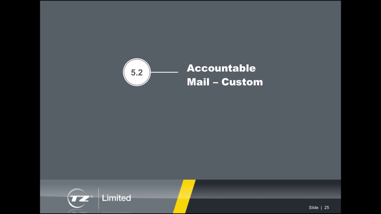 Accountable Mail Preview - YouTube