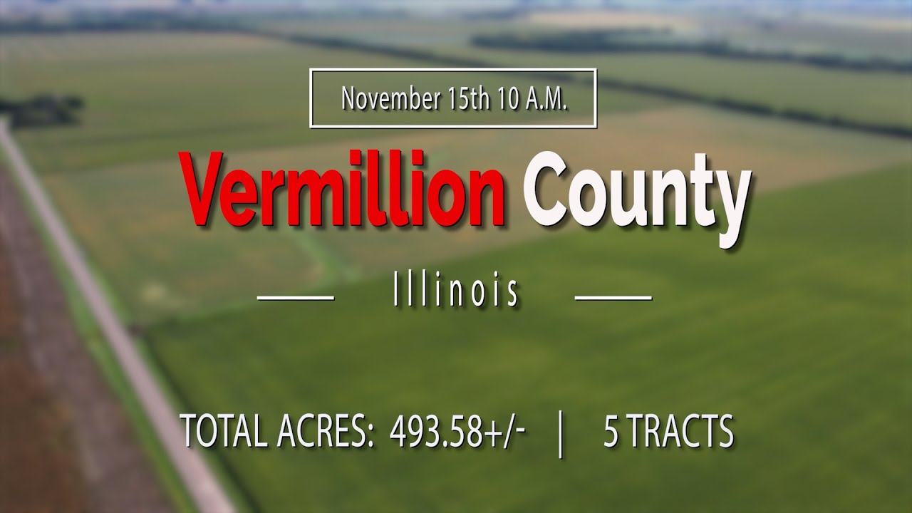 Benjamin Farms Aerial Tour - Vermilion County, Illinois - YouTube