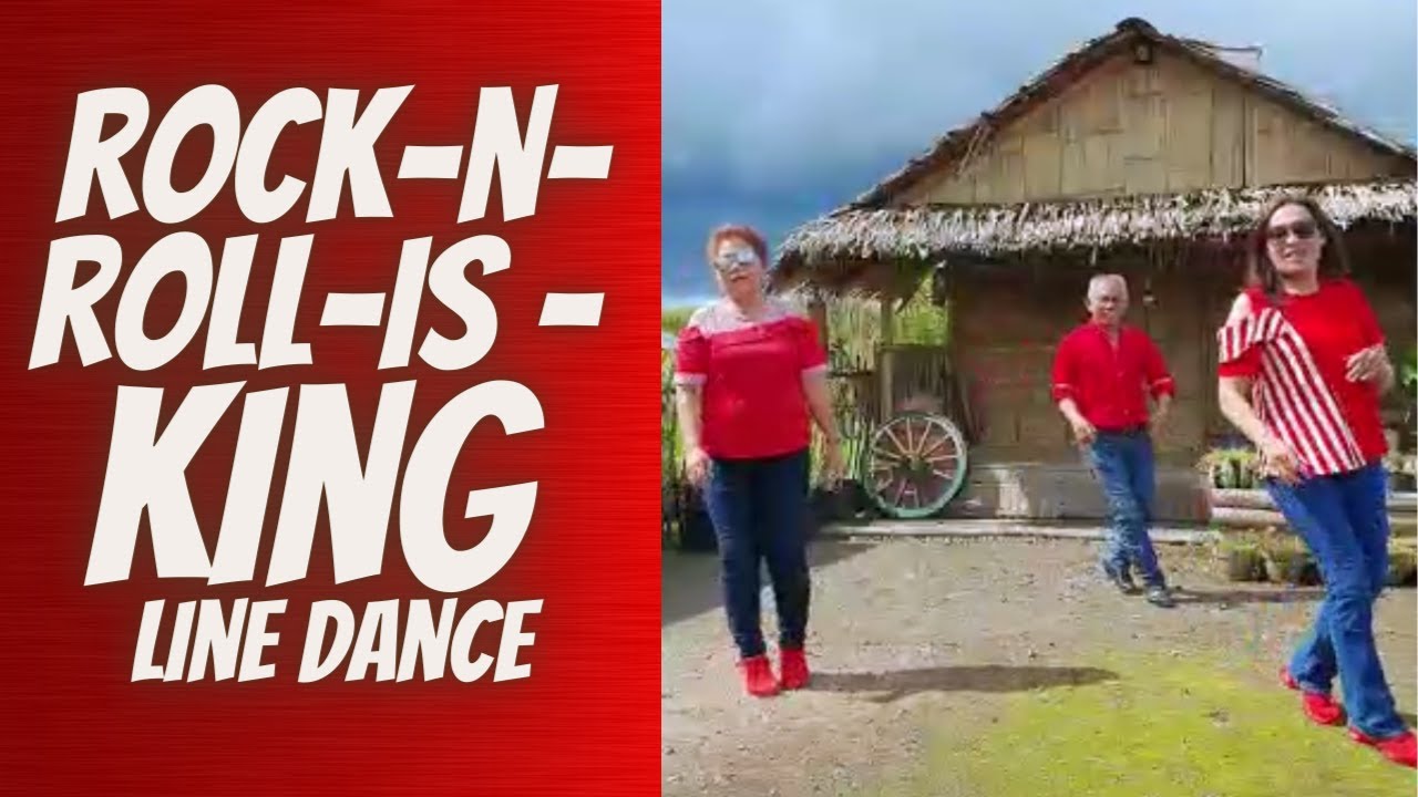 ROCK-N-ROLL=IS-KING- LINE DANCE. by. RUST COUNTRY DANCE. - YouTube