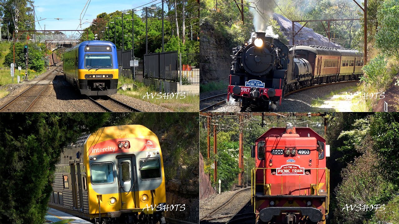 Trainspotting Glenbrook, Blue Mountains, NSW, PICNIC TRAIN (Steam ...