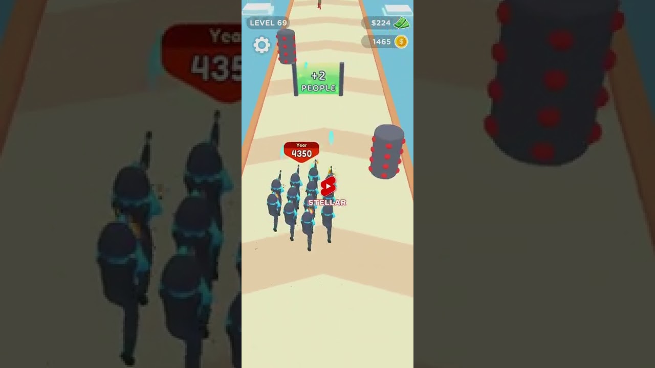 Crowd Evolution || grow and evolve your crowd and beat the enemies part ...