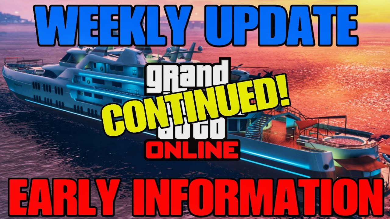 GTA Online Weekly Update Early Information (Continued Bonuses) - YouTube