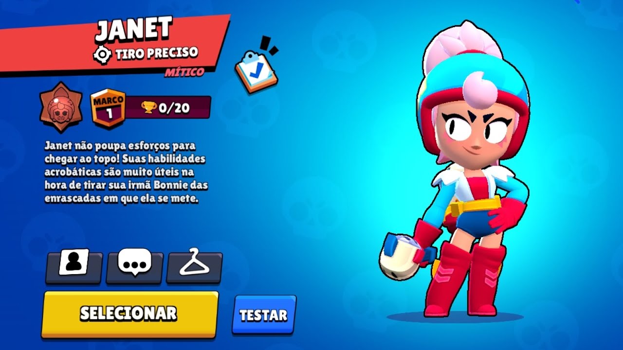 TESTANDO A BRAWLER JANET!!!#brawlstars - YouTube
