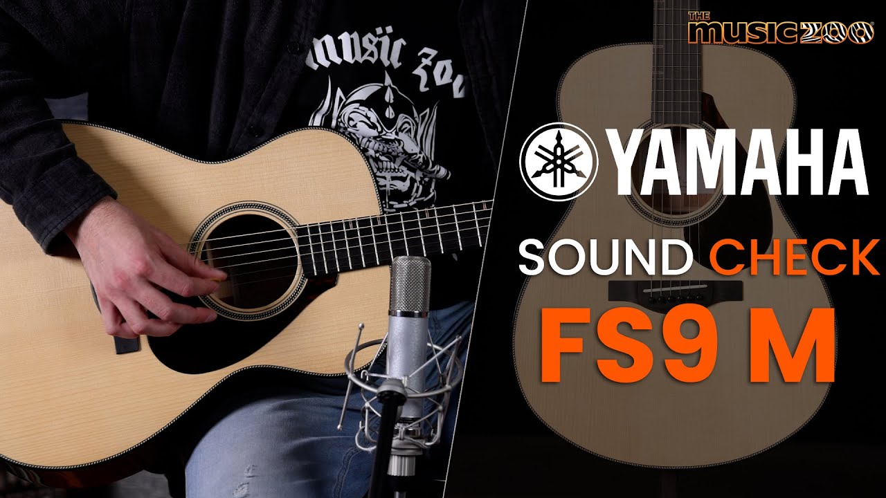 Sound Check Demo Video: Yamaha FS9 M Acoustic Guitar - YouTube