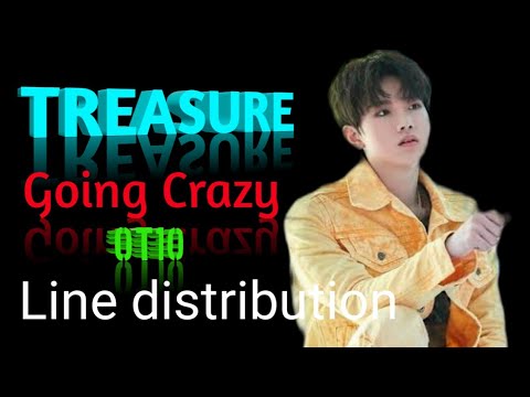 Treasure Series:6 "Going Crazy" OT10 line distribution - YouTube