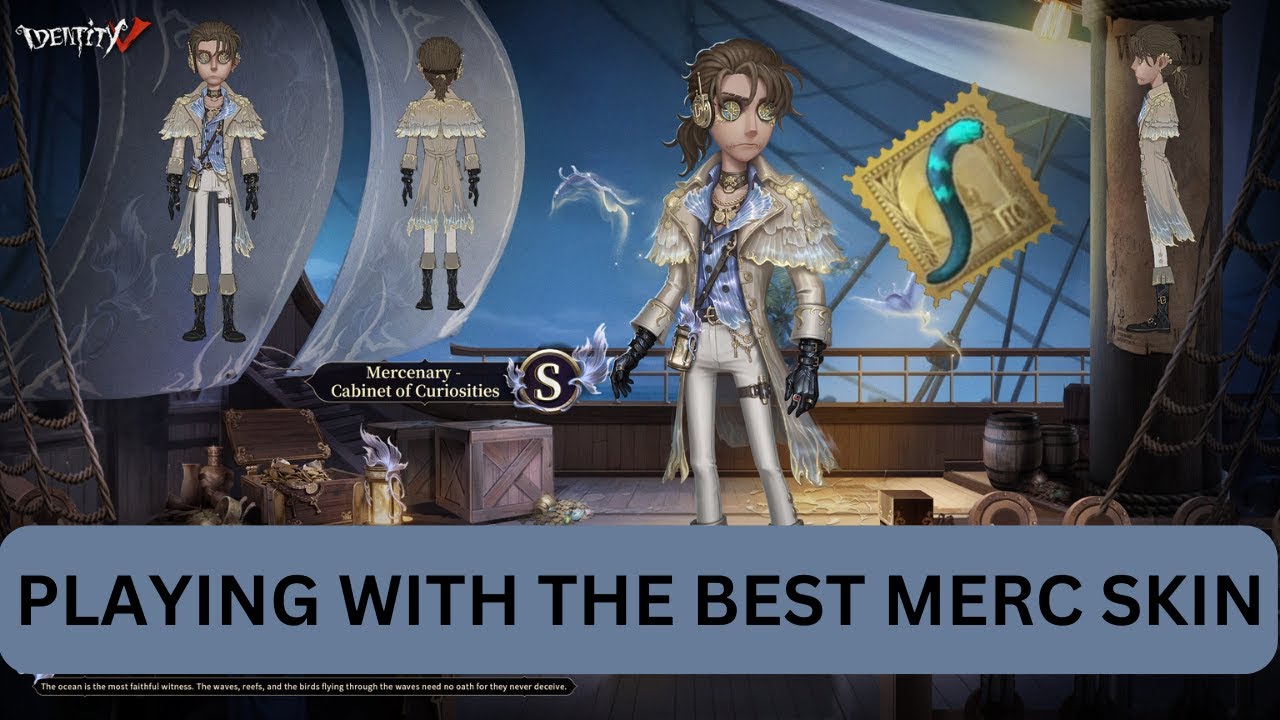 THE BEST MERCENARY SKIN EVER - Identity V Gameplay - YouTube