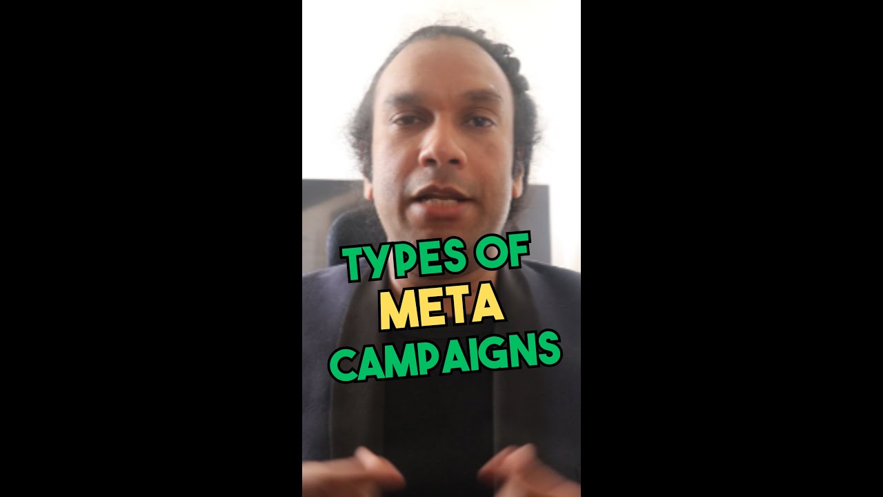 Types of Meta campaigns | Facebook Ad Manager & Consultant - YouTube
