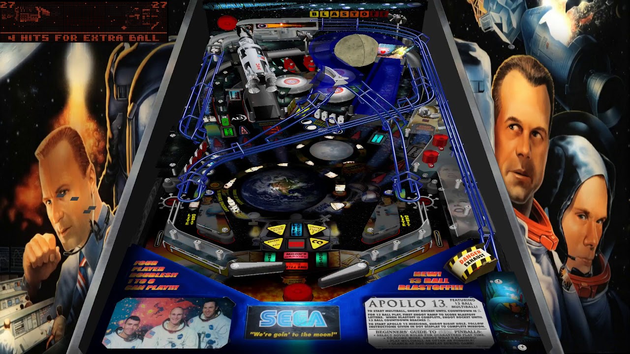 Apollo 13 Pinball VP9 - YouTube