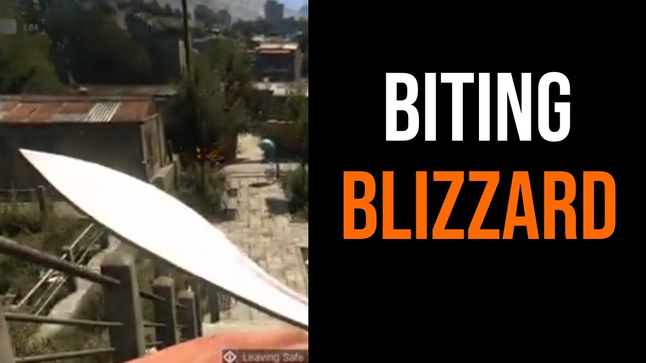 Dying Light Game Biting Blizzard DLC Weapon Showcase - YouTube
