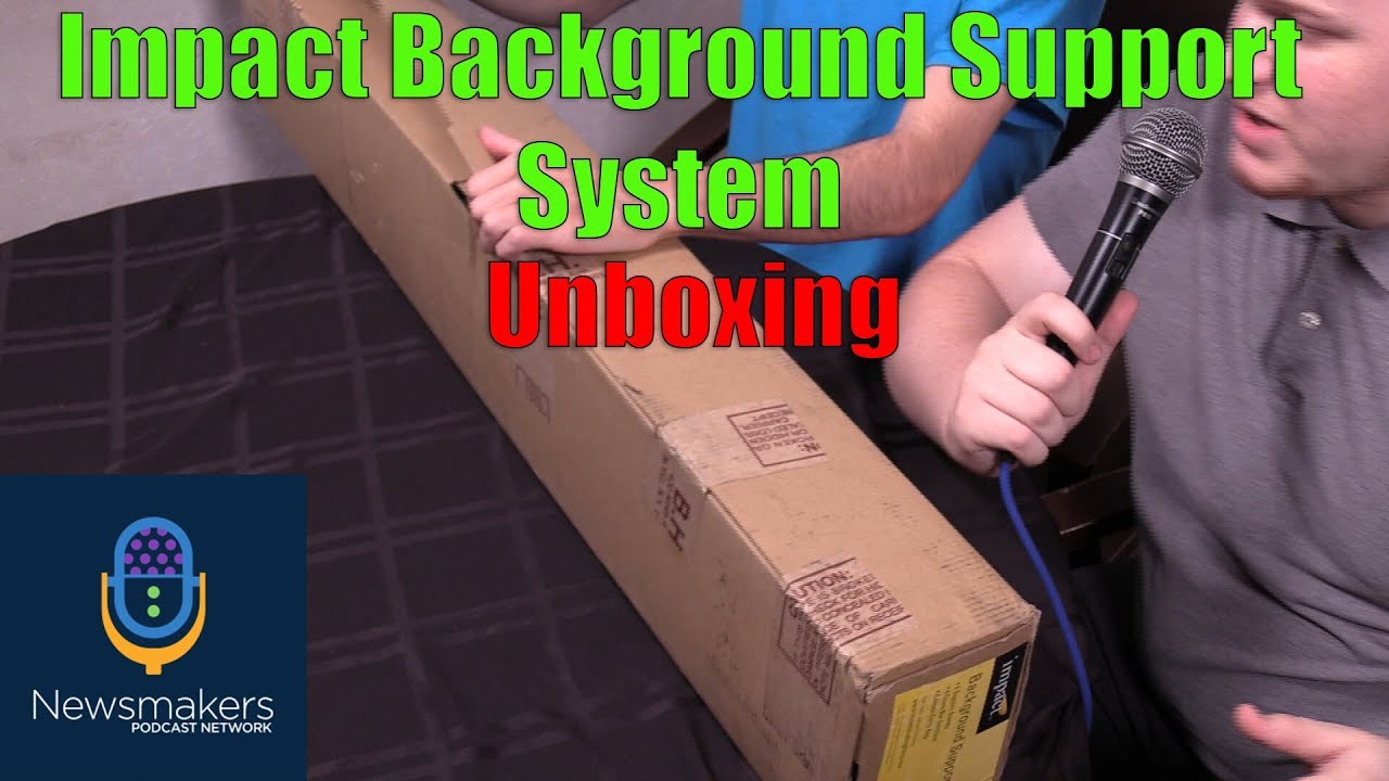 Impact Background Support System Unboxing - Newsmakers Studio - YouTube