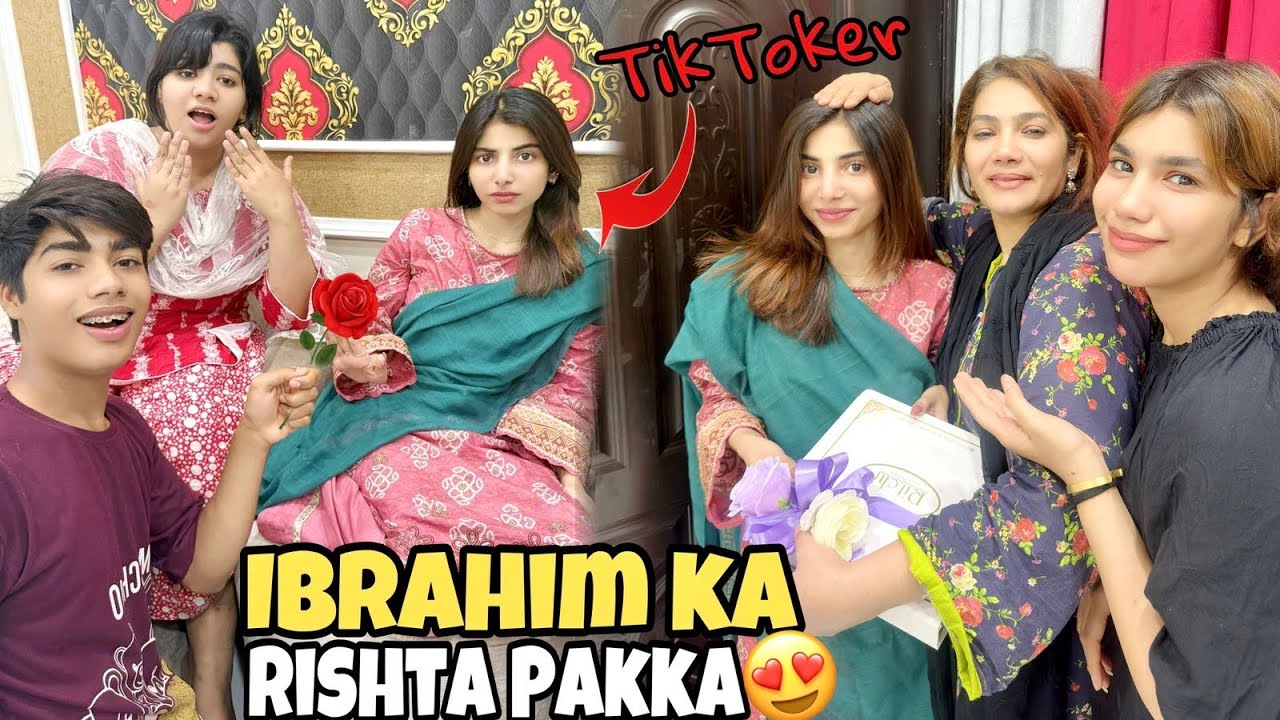Ibrahim ka rishta pakistan ki big tik toker se ho gaya 😍 - YouTube