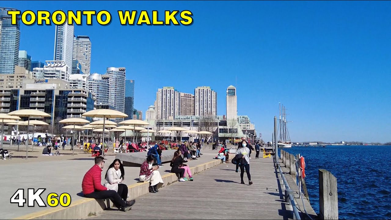 Downtown Toronto Waterfront SPRINGS to Life Walk (March 20, 2021) - YouTube