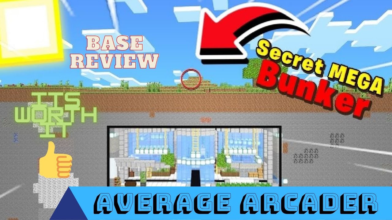 Minecraft Base Review/Secret Mega Bunker - YouTube