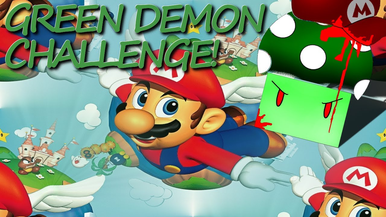 Super Mario 64! The Green Demon Challenge! Lv 1 - YouTube