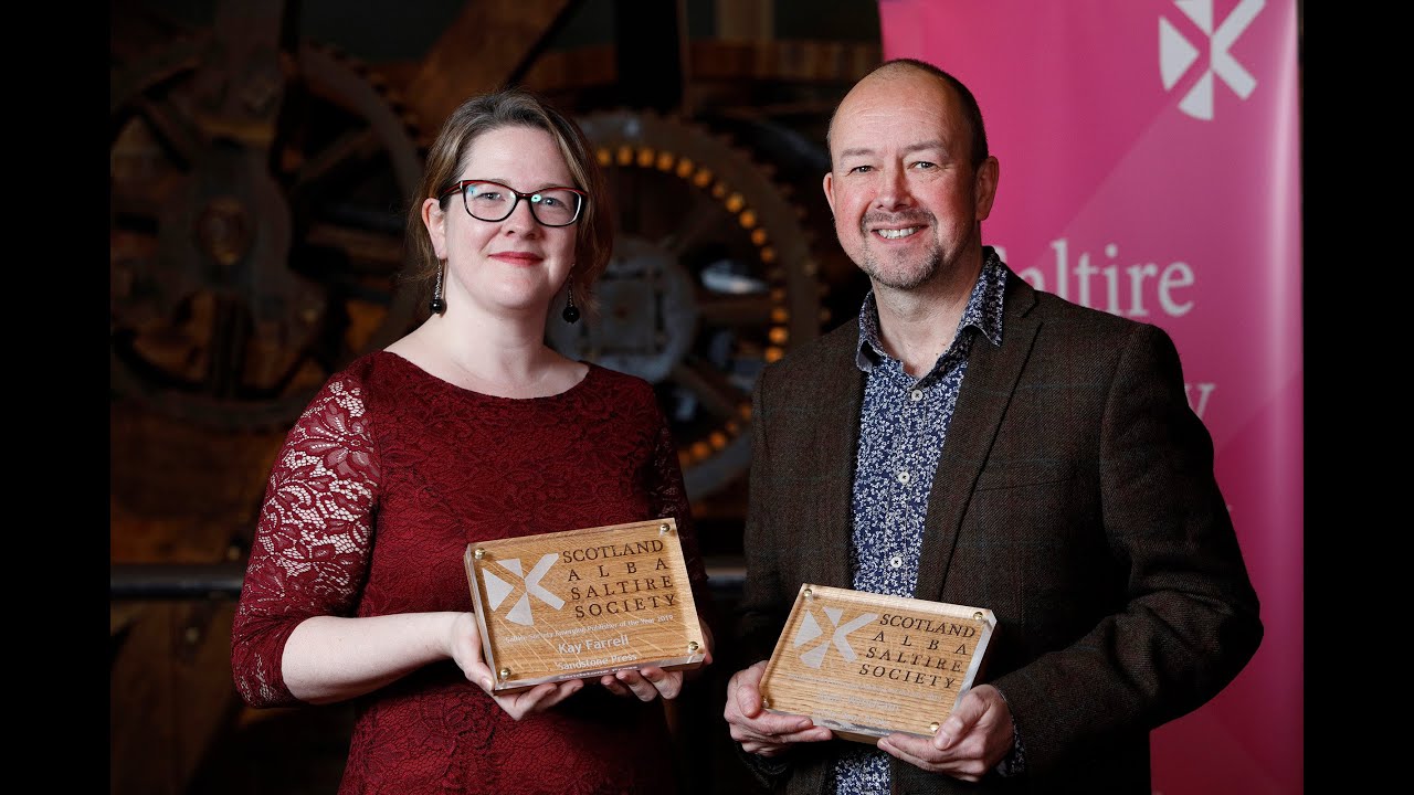 Emerging Publishers of the Year: Kay Farrell and Alan Windram - YouTube