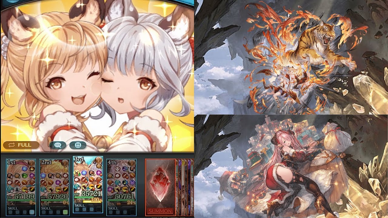 Granblue Fantasy Europa Solo Cidala and Xmas Naru Showcase - YouTube