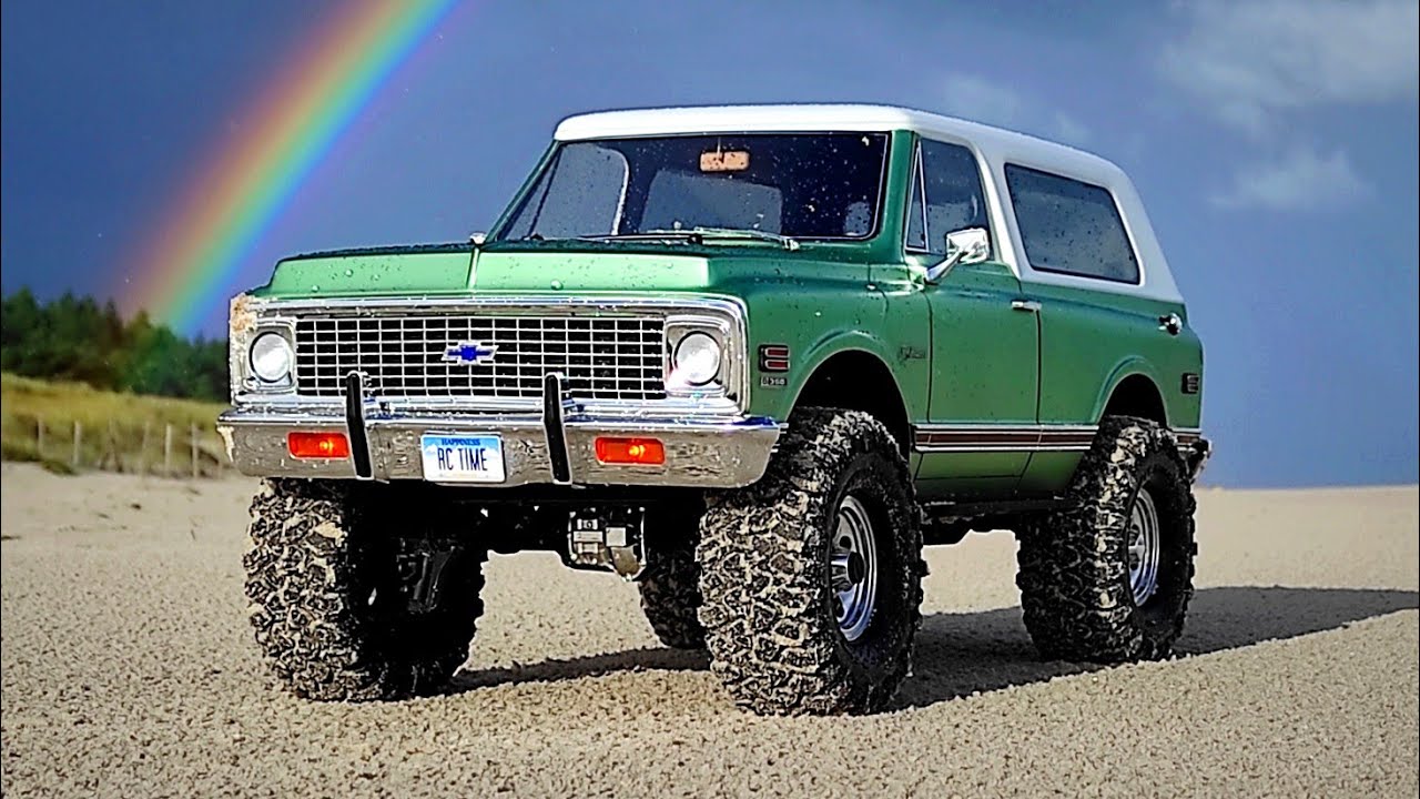 RC crawler Traxxas TRX-4 Chevrolet K5 Blazer 1972 Chevy 1/10 scale car ...