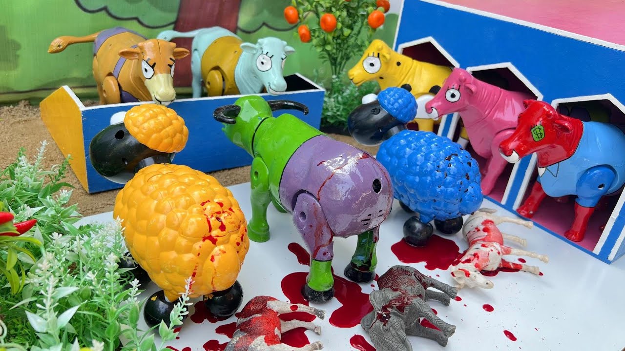 Proses Perah Sapi Lucu, Sapi Spongebob, Sapi Superhero Avengers - YouTube