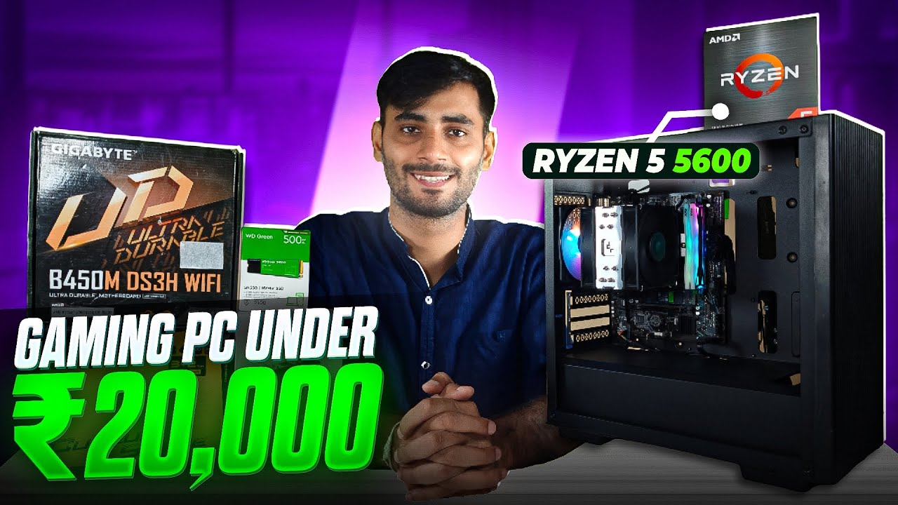 20K Ultimate Budget Gaming PC Build ⚡ Best PC Build Under 20,000/- 🔥🤯 ...