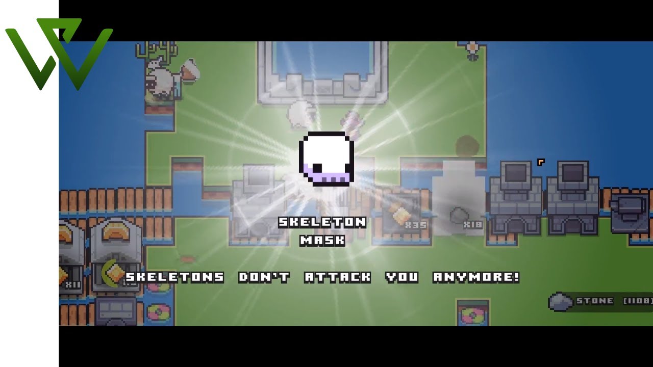Skull Mask | Forager - YouTube