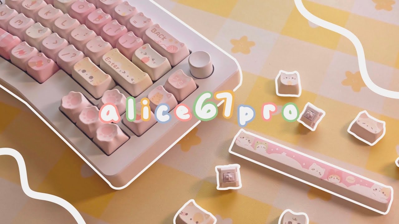 🍒 monka alice67 pro // unboxing, modding and sound test - YouTube