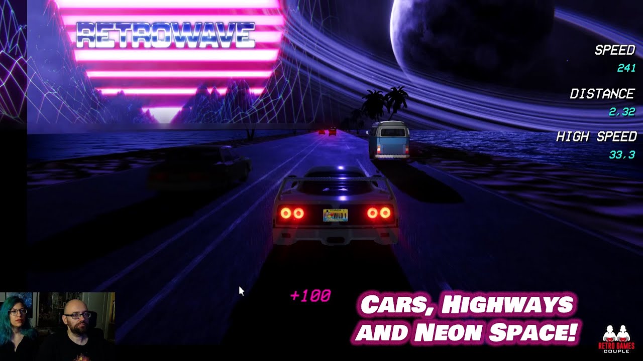 Retrowave - Cars, Highways and Neon Space! - YouTube