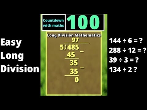 100 Seconds Countdown (With the Learning Easy mathematics of long ...