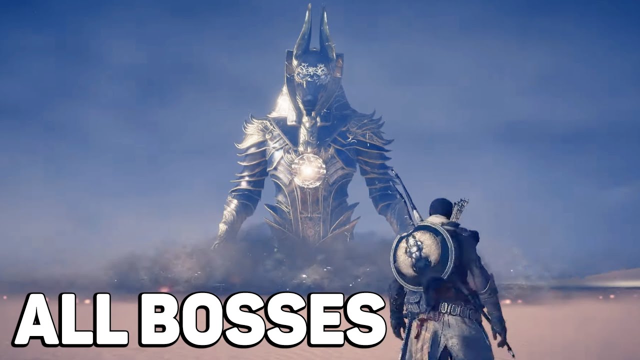 Assassin's Creed Origins - ALL BOSSES (Complete Edition) - YouTube