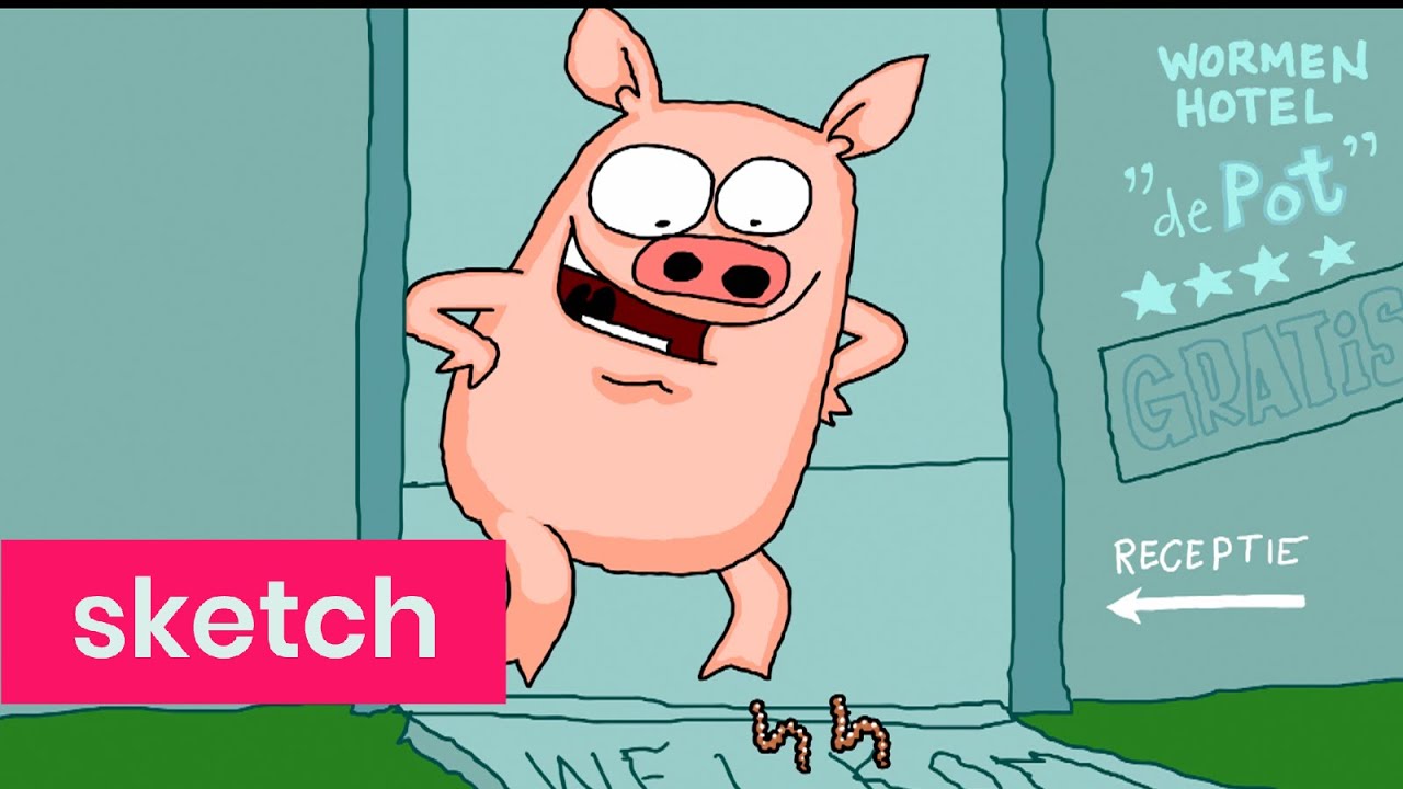 Een weekendje weg naar het wormenhotel | Varkentje Rund - YouTube