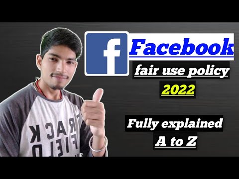 Facebook fair use policy 2022 |fair use policy on facebook 2022 | - YouTube