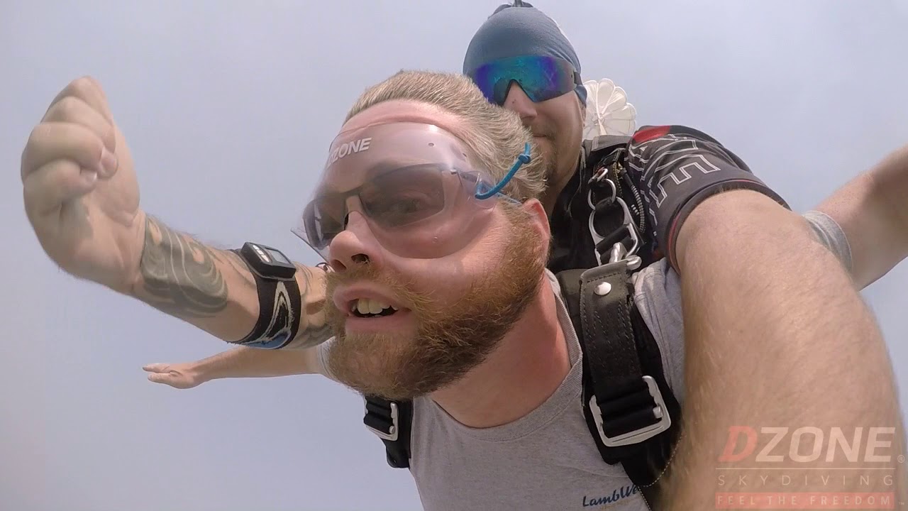 DUSTIN BOREN's DZONE Tandem skydive at Skydive Idaho! - YouTube