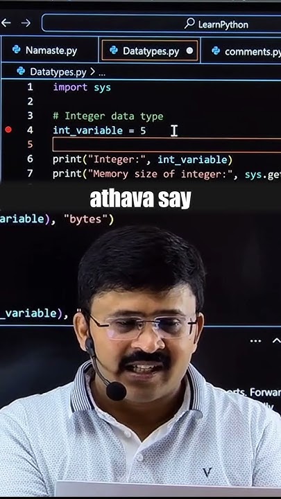 Day 76 Integer In Python Python Codingdays Programming Shorts