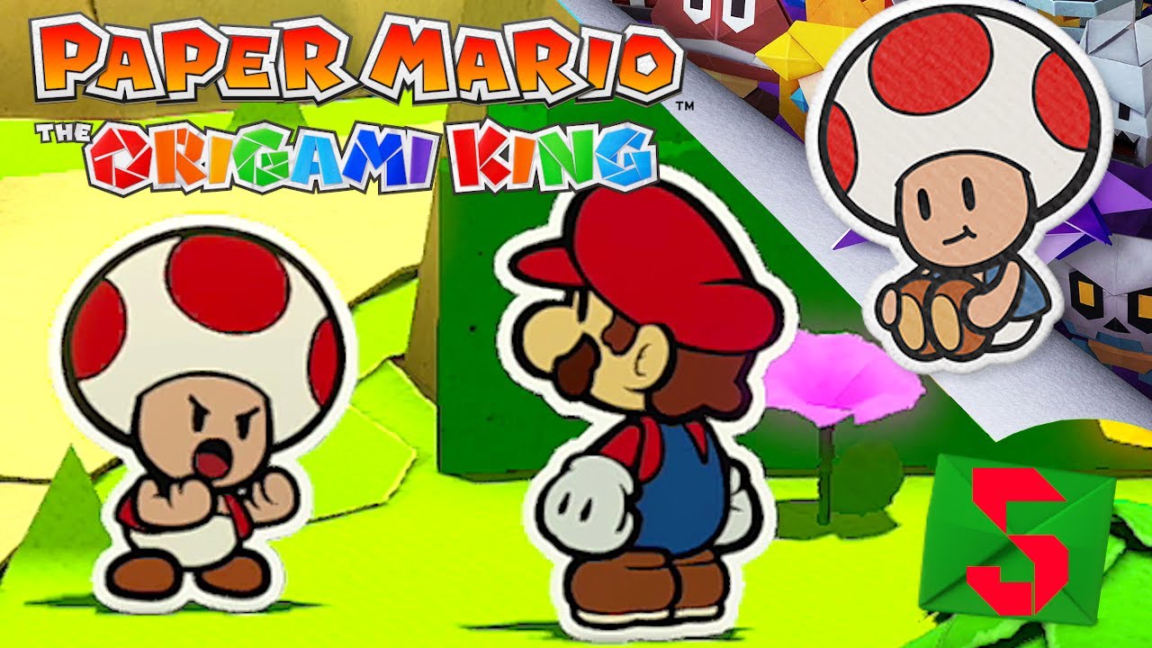 Toads, Toads, TOADS ÜBERALL 🎊 [05] PAPER MARIO: THE ORIGAMI KING Let's ...