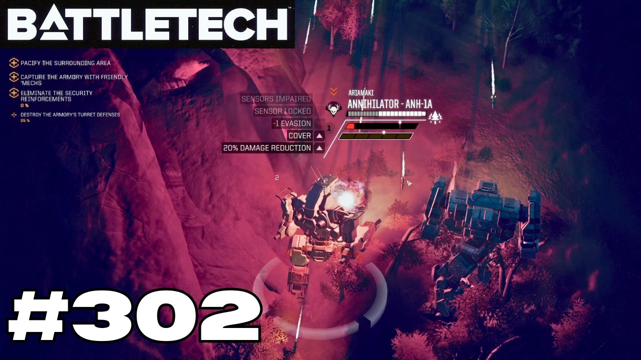 Let's Play BattleTech #302 Flashpoint White Lies III: Assaulting the Armory - All Happy - YouTube
