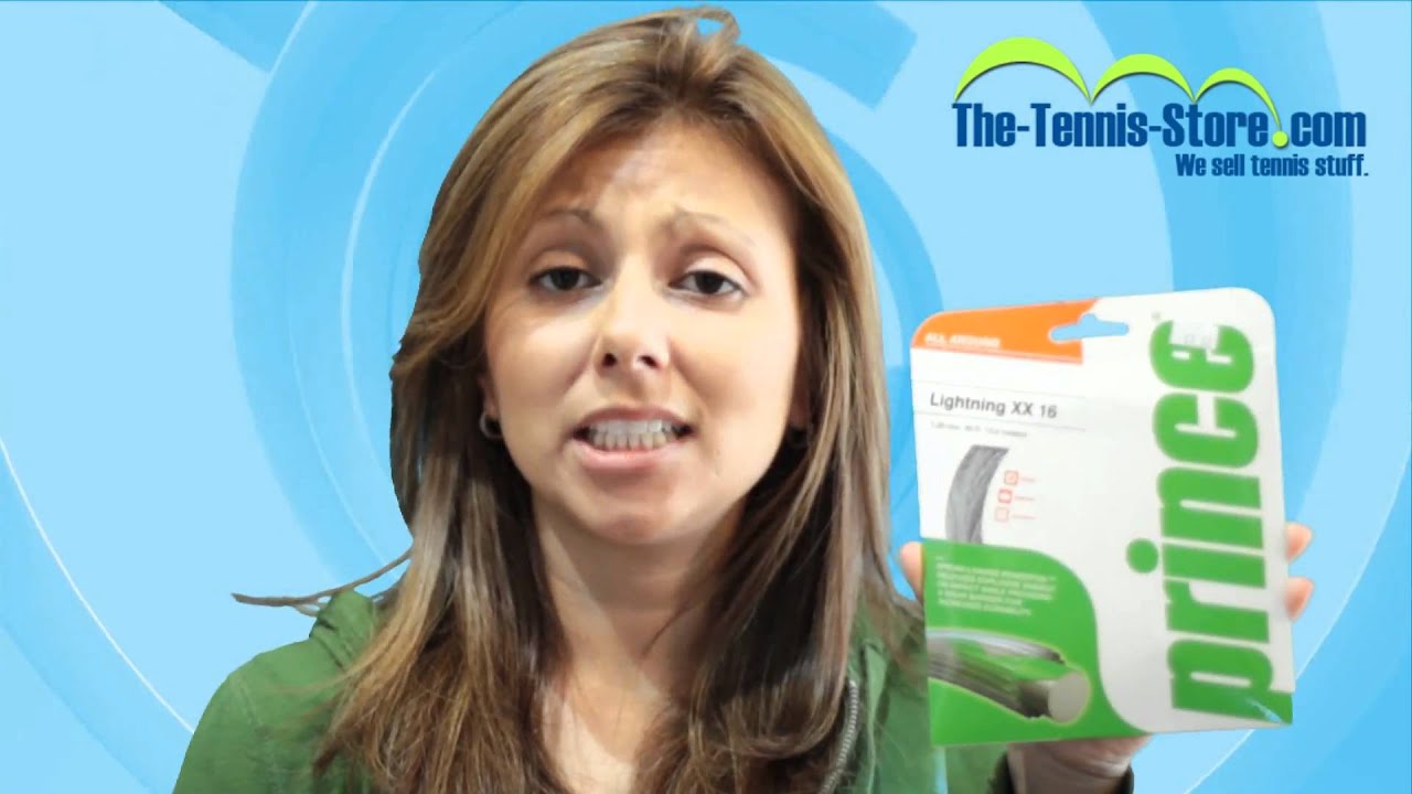 Prince Lightning XX and Lightning XX Spin Tennis String Review - YouTube