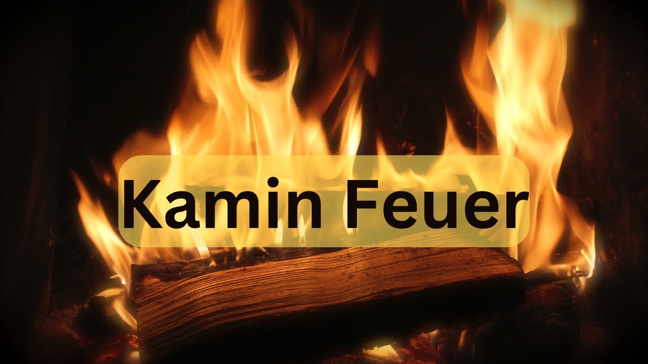 Bei dem Geräusch von knisterndem Kaminfeuer kannst du dich prima ...
