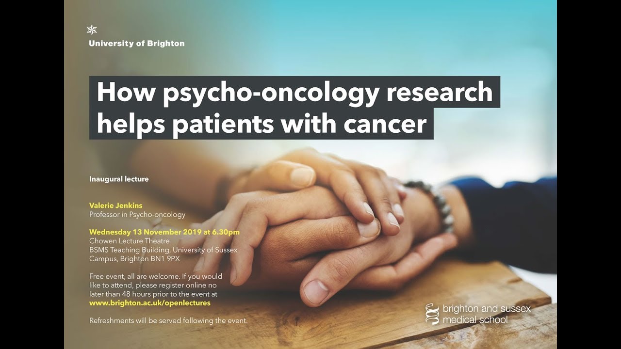 How psycho-oncology research helps patients with cancer - YouTube