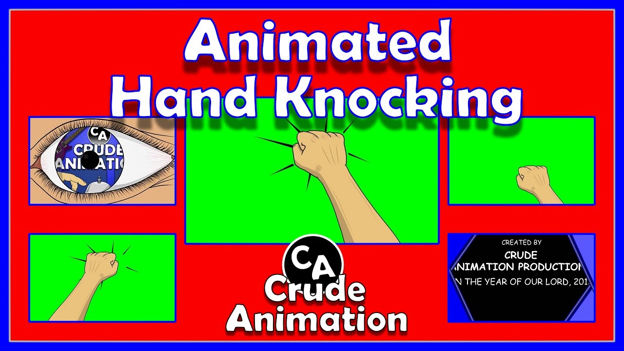Animated Hands Knocking, + Free Green Screen Download - YouTube