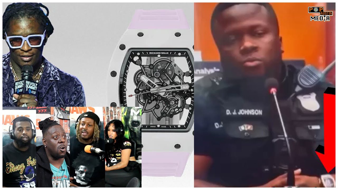 The Young Thug Stolen Watch Conspiracy! A Police Officer Wearing It ...