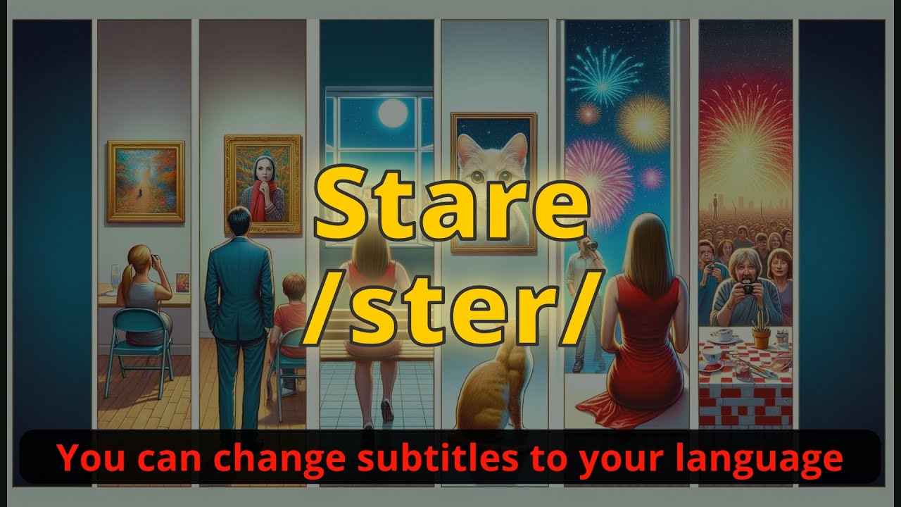 Stare meaning with 5 examples - YouTube