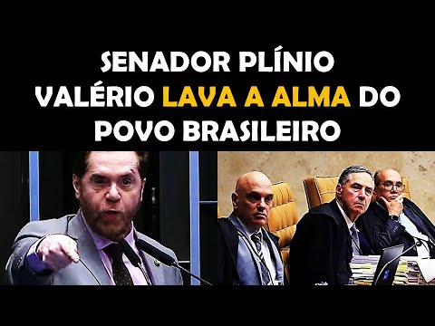 SENADOR PLÍNIO VALÉRIO LAVA A ALMA DO POVO BRASILEIRO - YouTube