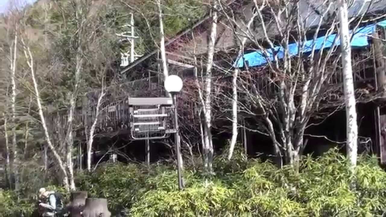 Mt.Tengu climbing starting point cottage Karasawa ko-sen - YouTube