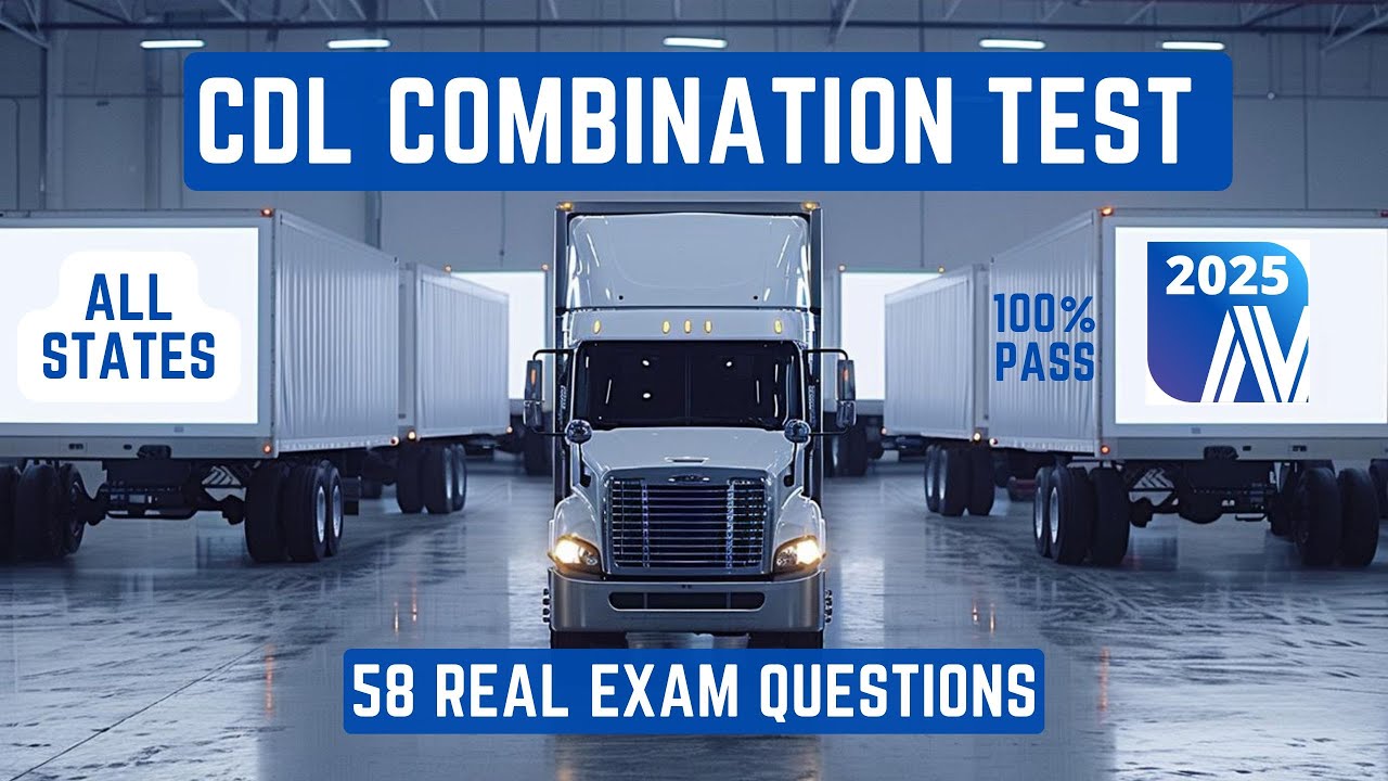 CDL Combination Practice Test 2025 For All states - YouTube