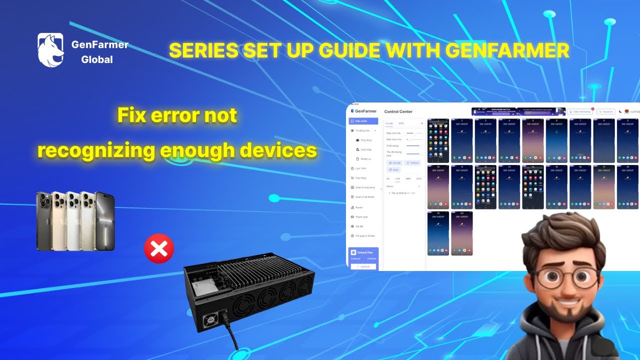 🔧 How to Fix GenFarmer Not Detecting All Devices - YouTube