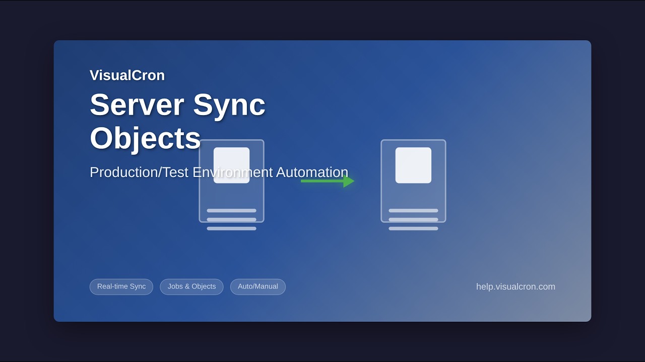 VisualCron: How to set up a Remote VC connection and how to Sync ...