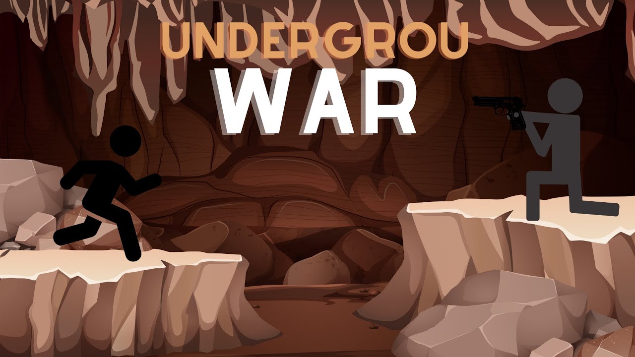 Uma guerra subterrânea no roblox (Underground War) - YouTube