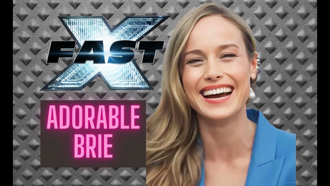 Brie Larson in FastX Blu Ray extra features - YouTube