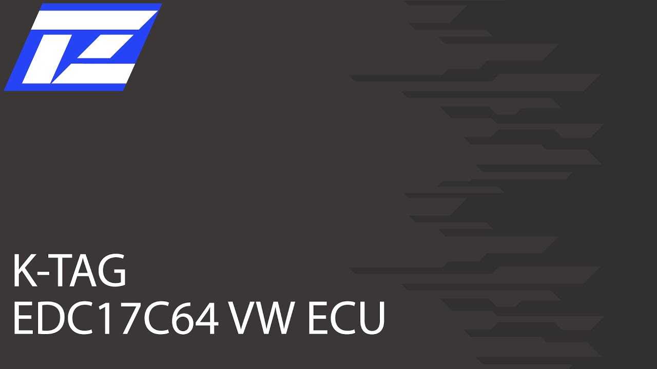 K-TAG - EDC17C64 VW ECU - PROTOCOL AND PINOUT - YouTube