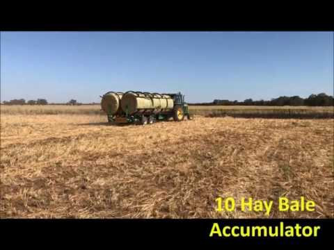 Hay Bale Accumulator made by Formica Engineering - YouTube